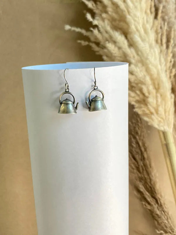 Buy Timeless Pure Silver Kettle Earrings – Classic & Trendy Styles ...